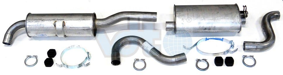 Uitlaatset COMPLEET 700/900 (Turbo motoren) incl. montageset | VDT - NL