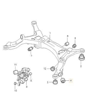 Bus achterwielophanging V70 XC70 S60/80 | VDT - NL